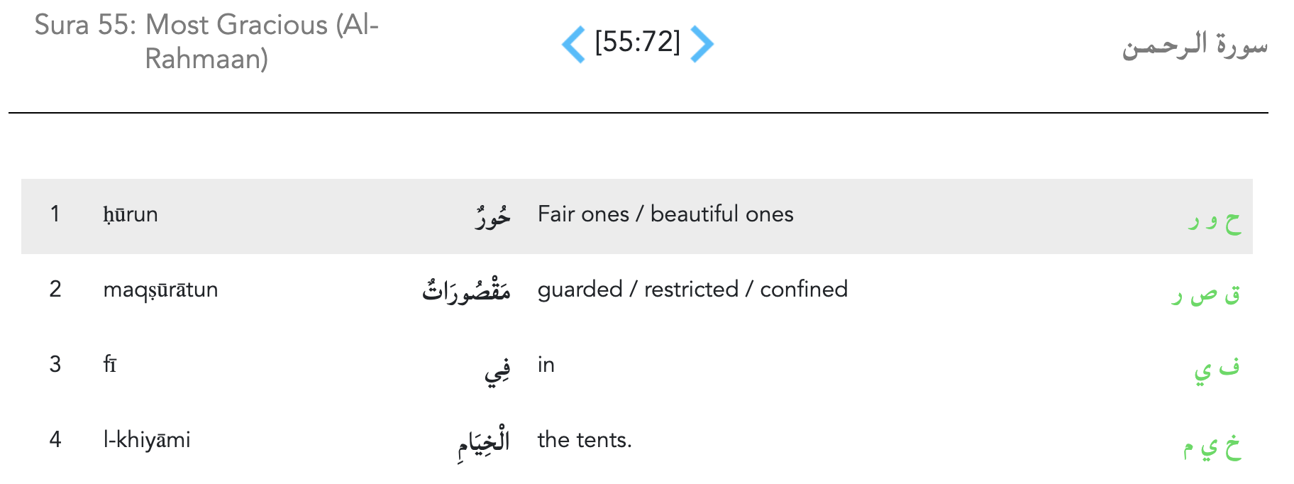 Meaning of Hurun In The Quran – Quran Talk Blog