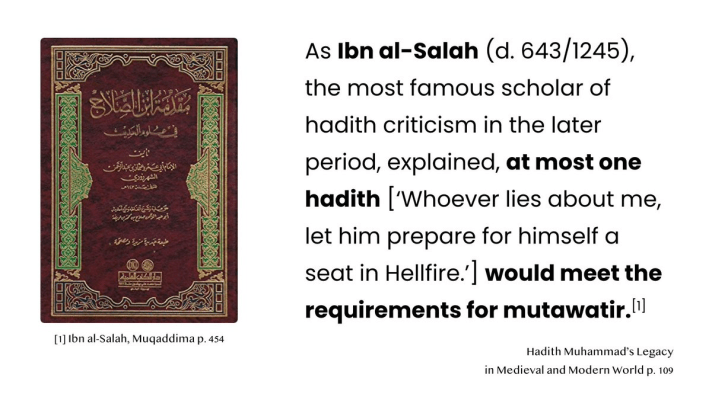 Mutawatir & Hadith – Quran Talk Blog